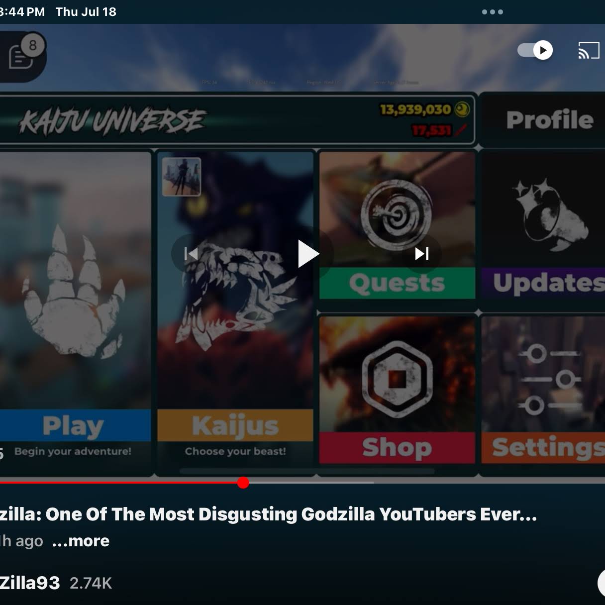 Post from 🌅Mechagodzilla channel official teasers🌅