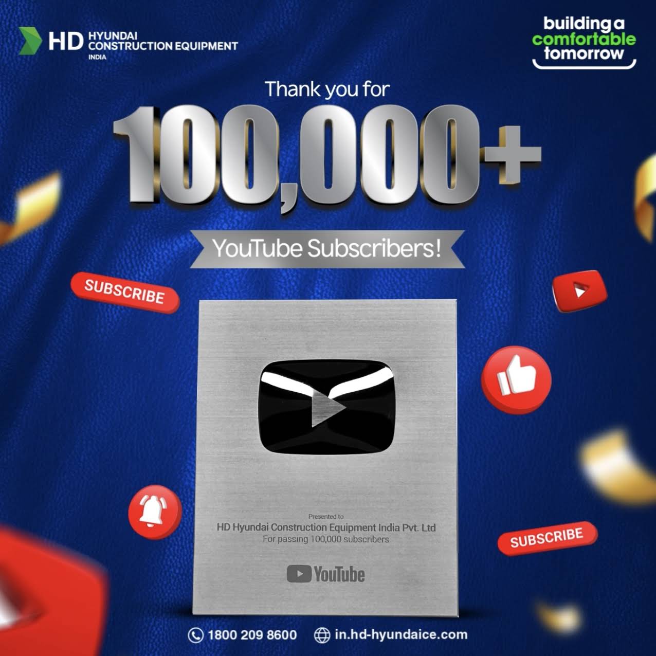 Post from HD Hyundai Construction Equipment India Pvt. Ltd