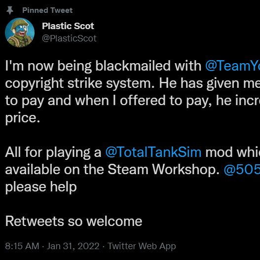 Post from Plastic Scot