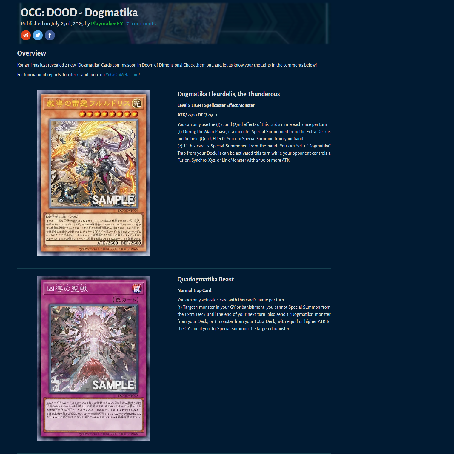 Post from Games In Silence | Yu-Gi-Oh!