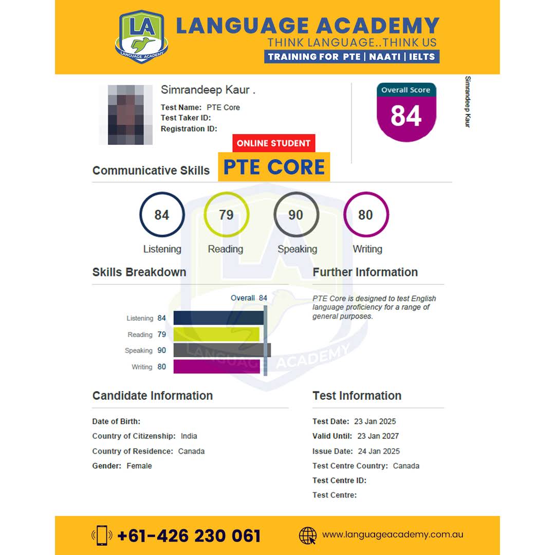 Post from Language Academy PTE