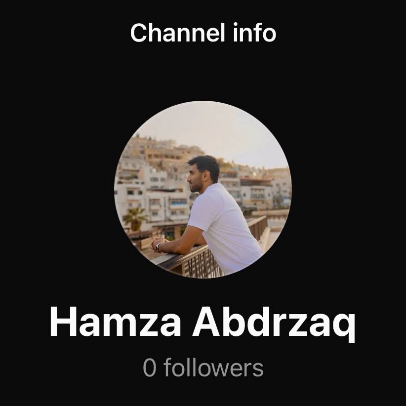 Post from Hamza Abdrzaq