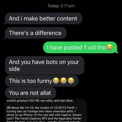 Post from CS EDITZ Perth