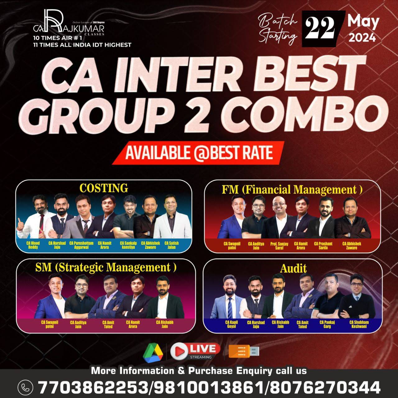 Post from CA RAJKUMAR CLASSES