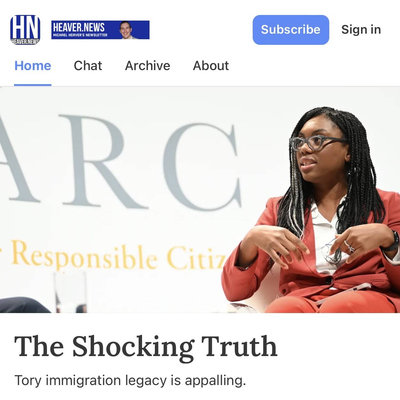 Post from Michael Heaver