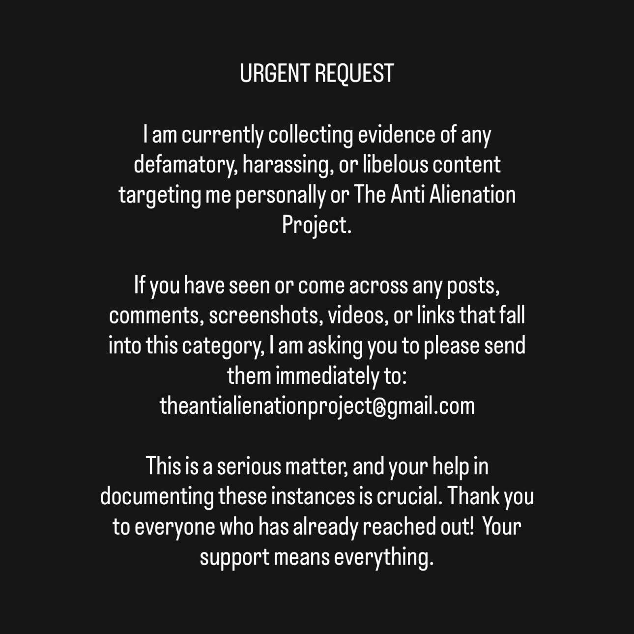 Post from The Anti-Alienation Project
