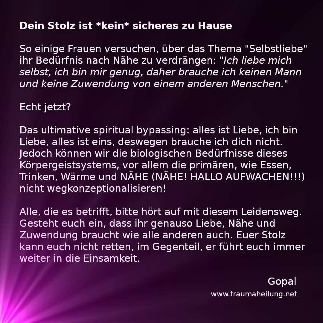 Post from Traumaheilung & Medialität: Gopal Norbert Klein