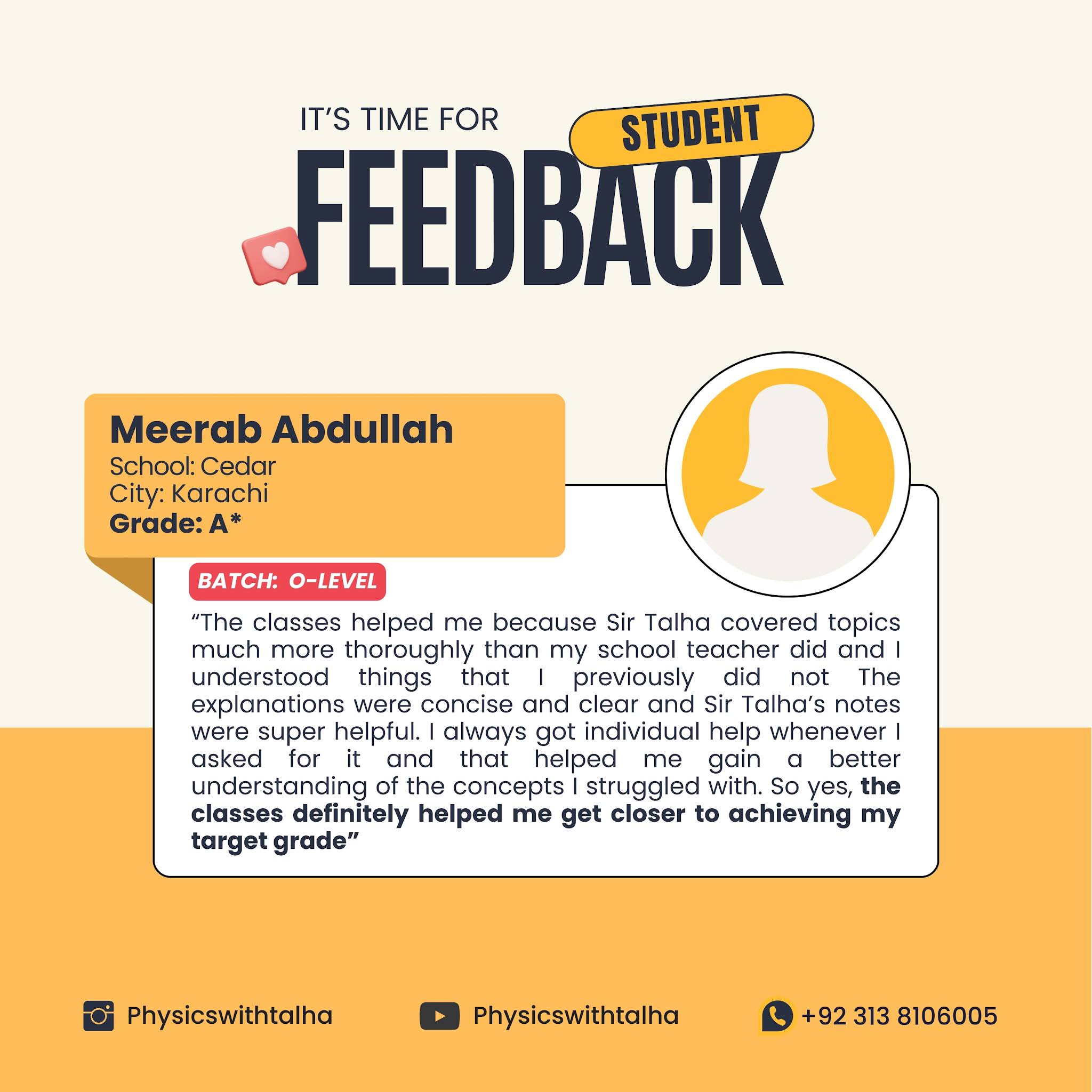 Post from Physics with Talha