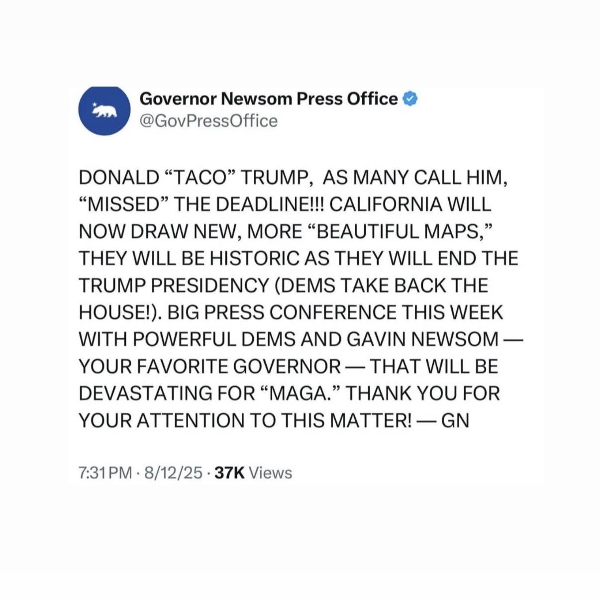 Post from Adam Mockler