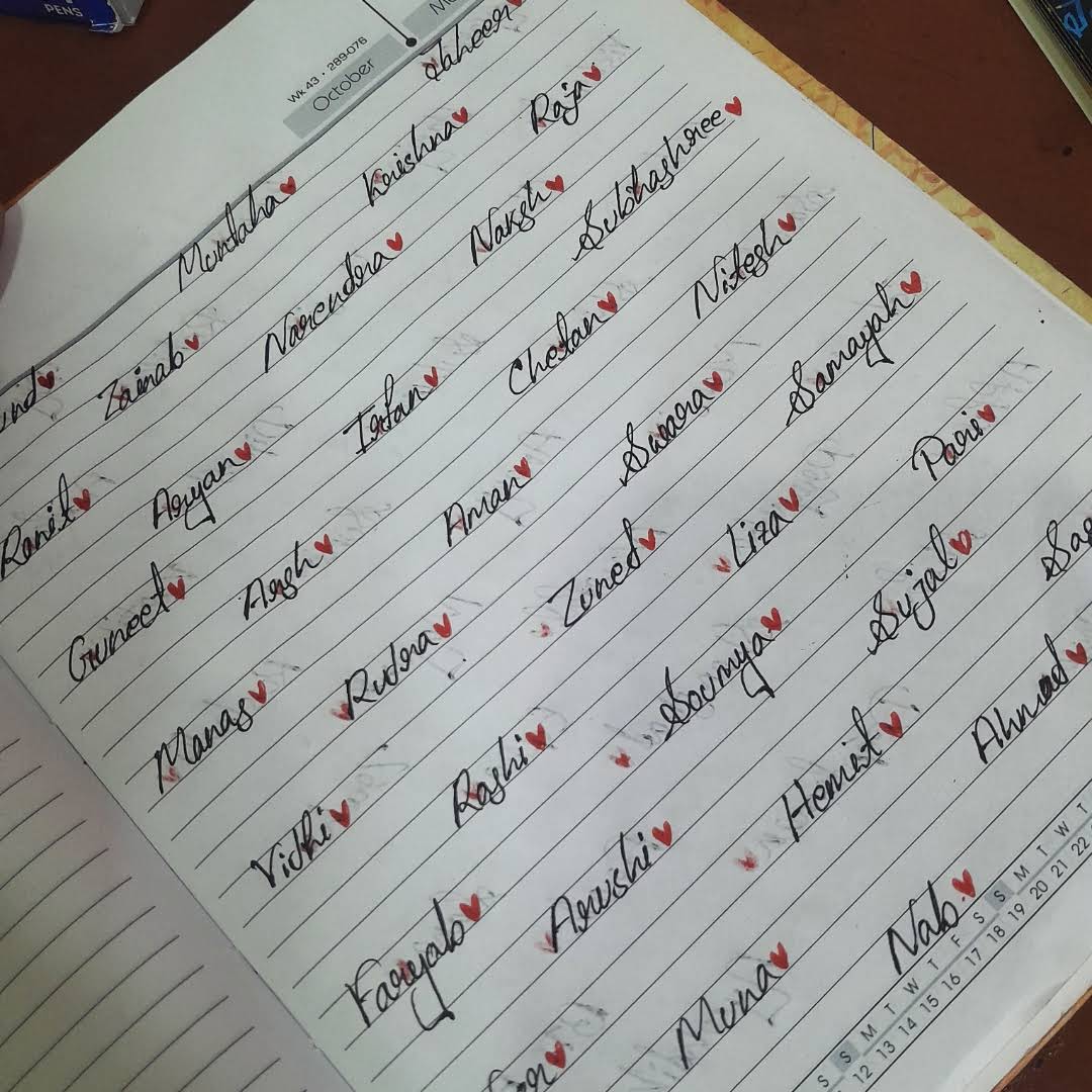 Post from Smriti Calligraphy Art