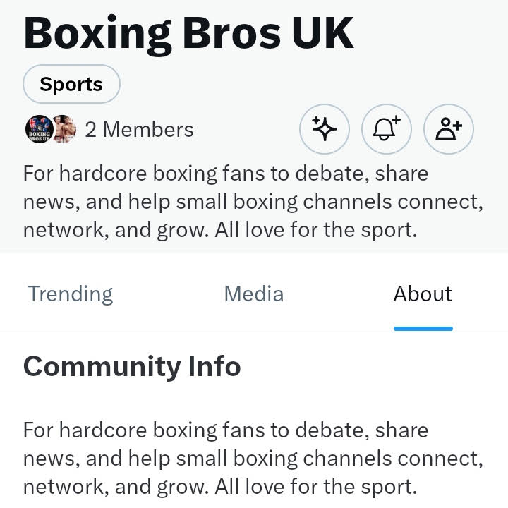 Post from Boxing Bros UK