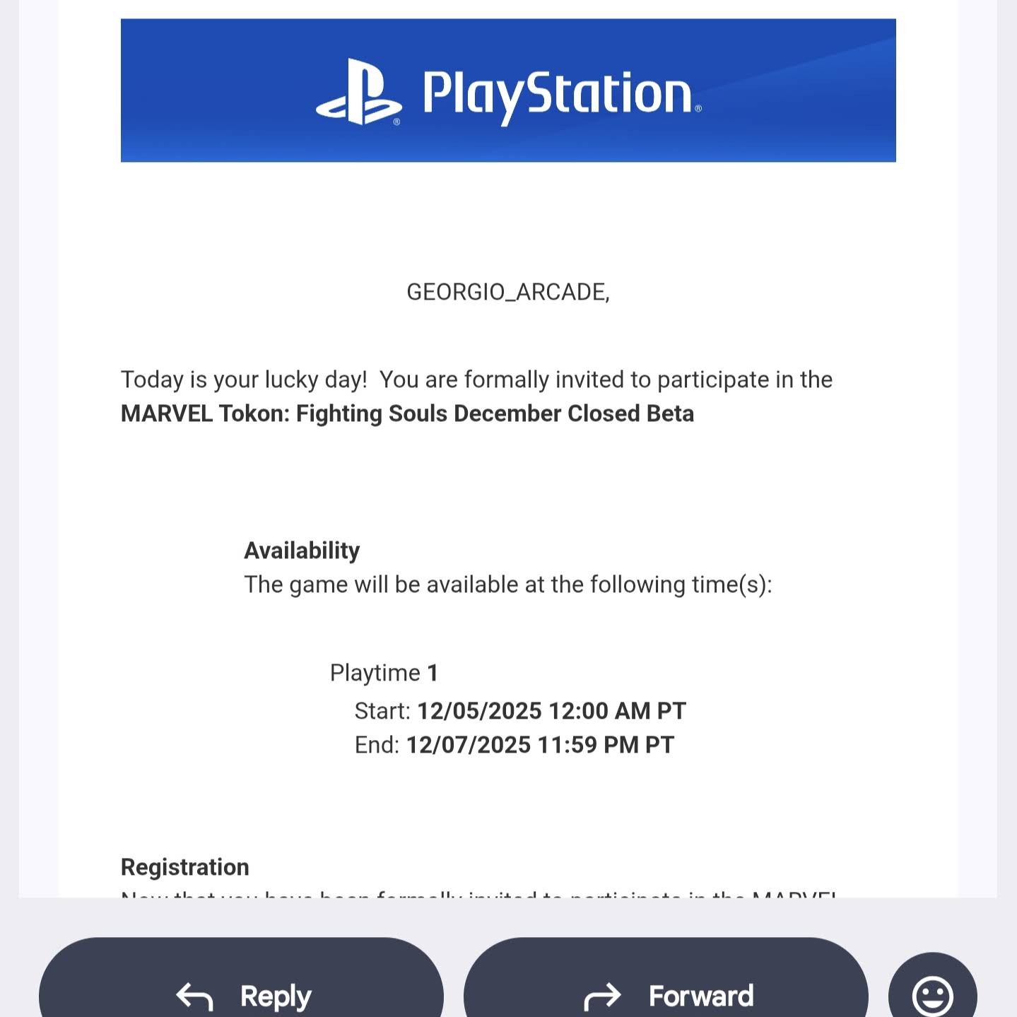 Post from GEORGIO ARCADE
