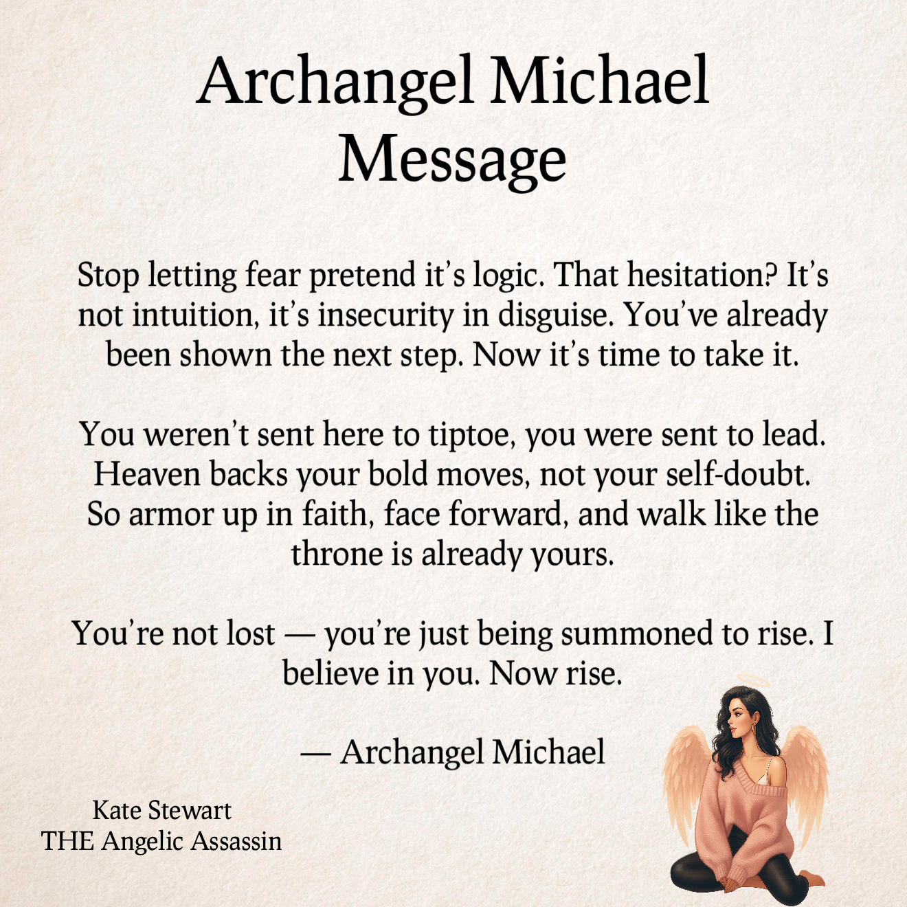 Post from Kate The Angelic Assassin
