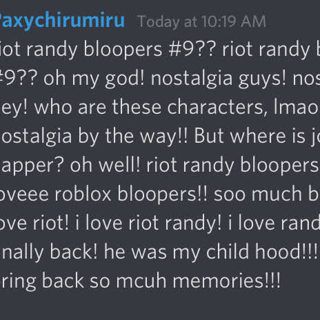 Post from The RiotRandy Channel