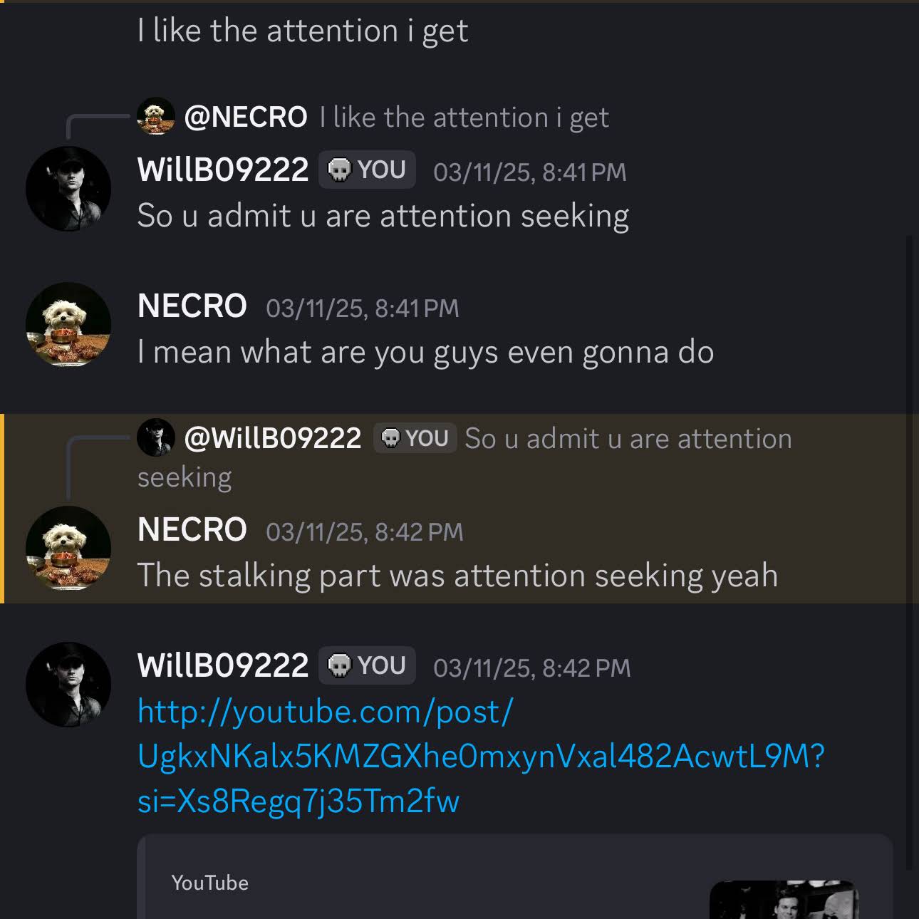 Post from Will B