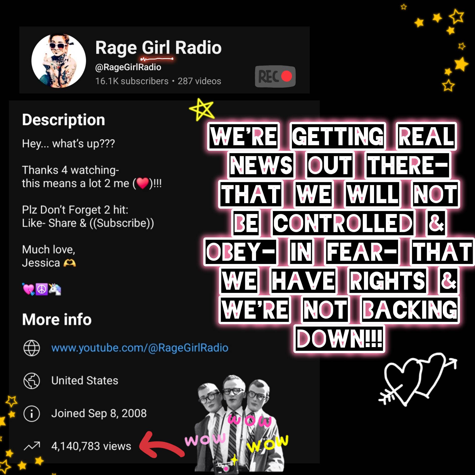 Post from Rage Girl Radio