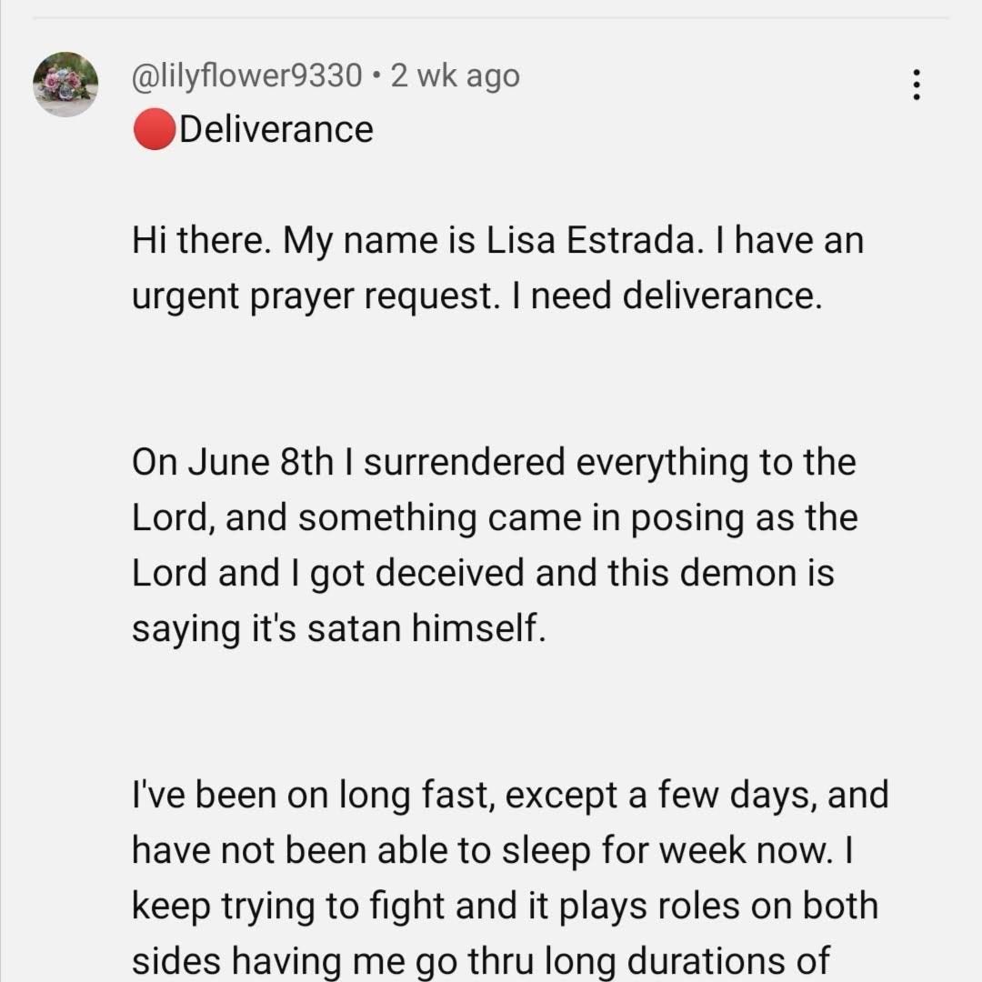 Post from The Once Lost and Now Found Sheep