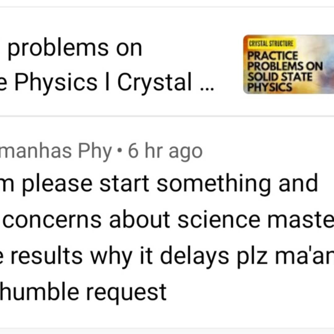 Post from Profoundly Physicist