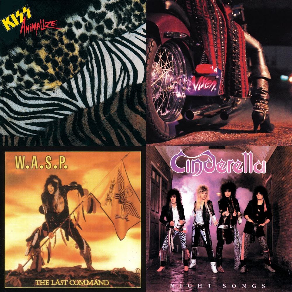 Glam rock album CD mix