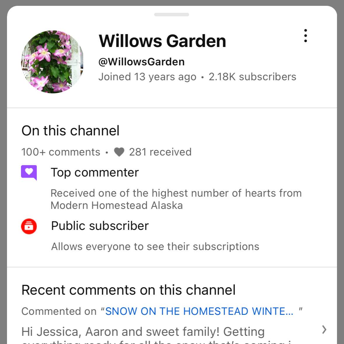 Post from Modern Homestead Alaska
