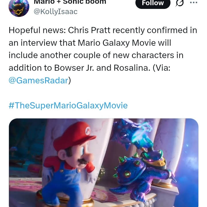 Post from Super Neo Mario Team