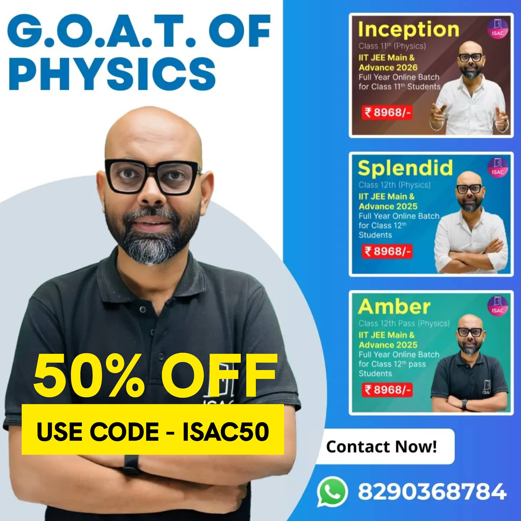 Post from ISAC learning (NMS Sir)