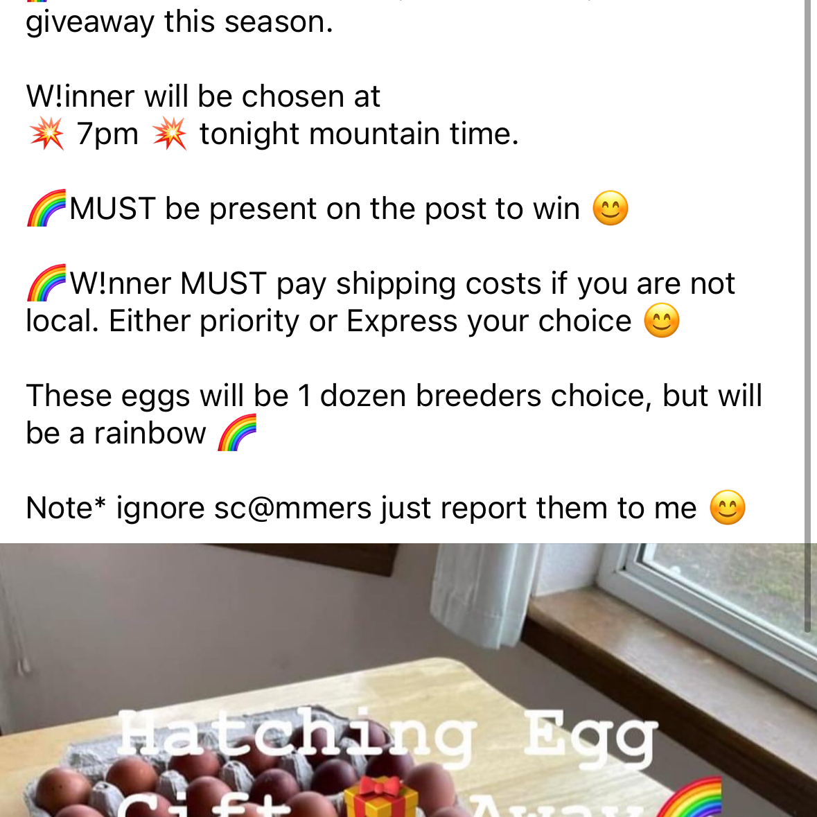 Post from Paragon Ridge Ranch