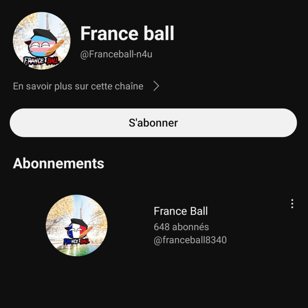 Post from France Ball