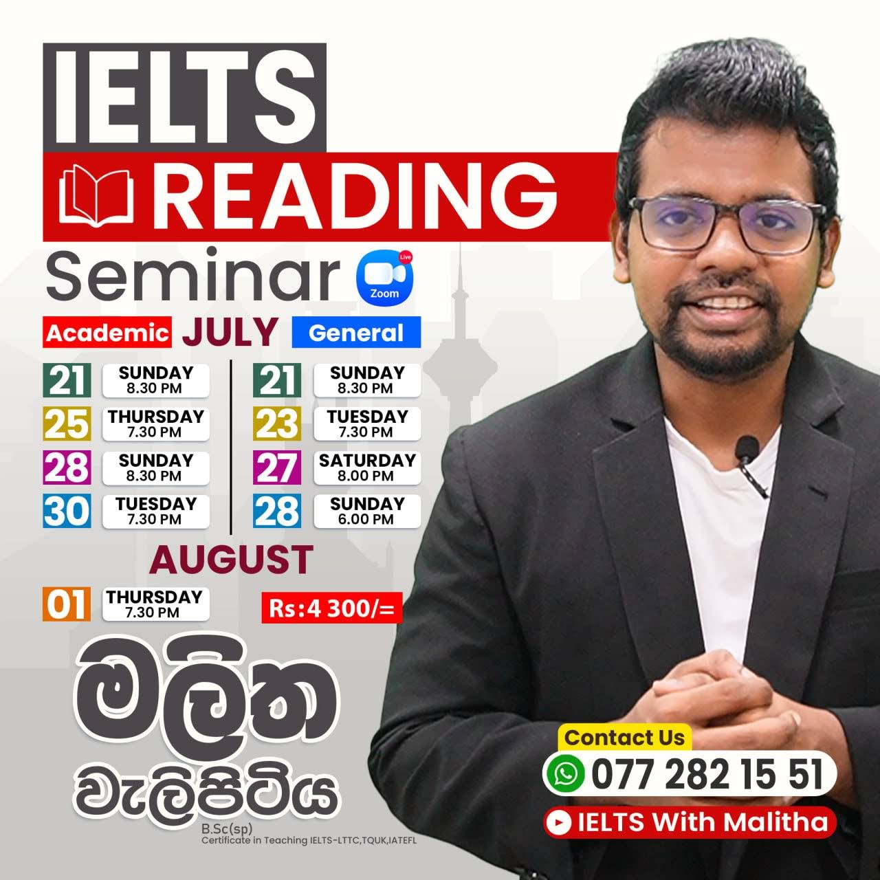 Post from IELTS with Malitha