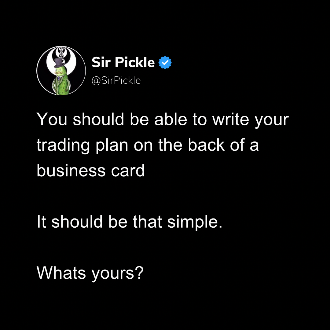 Post from Sir Pickle