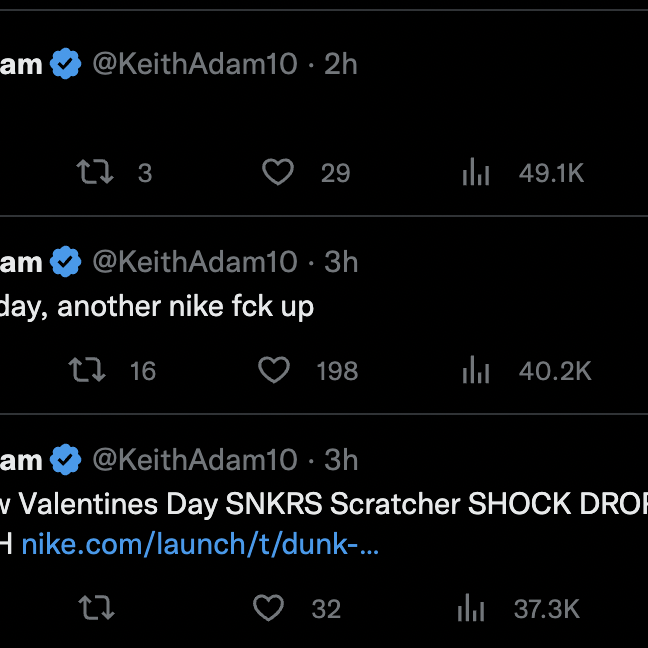 Post from Keith Adam