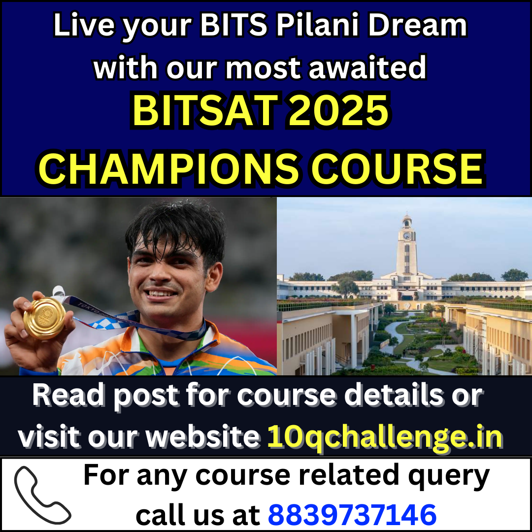 Post from Harshal [BITS Pilani] - 10Q Challenge