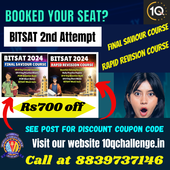 Post from Harshal [BITS Pilani] - 10Q Challenge