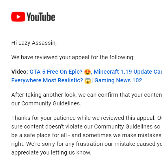 Post from Lazy Assassin