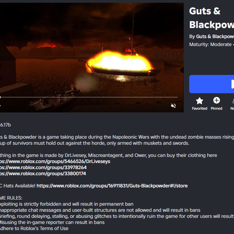 Post from Guts & Blackpowder