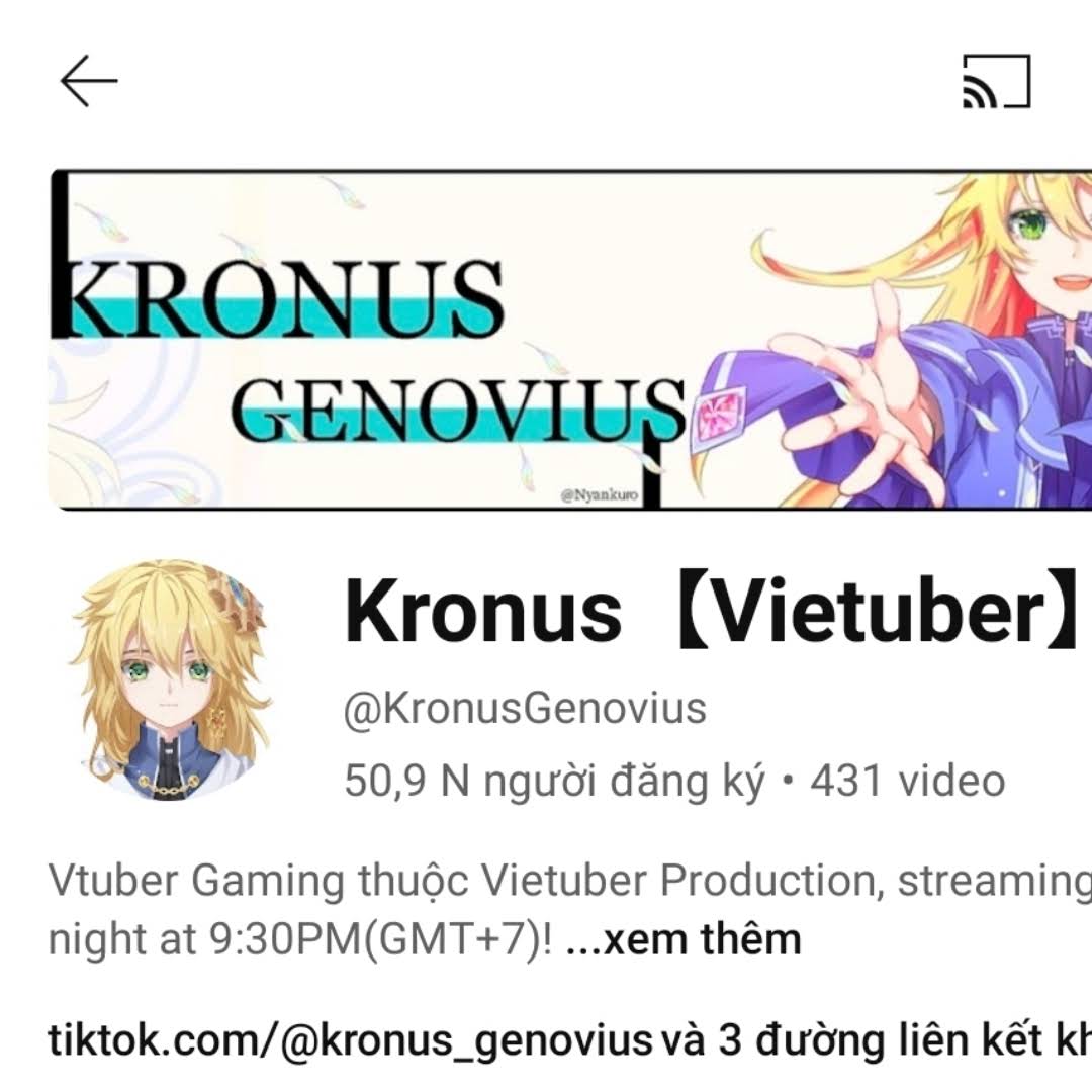 Post from Kronus【Vietuber】