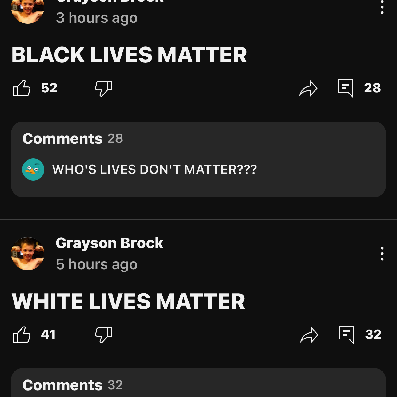 Post from Grayson Brock