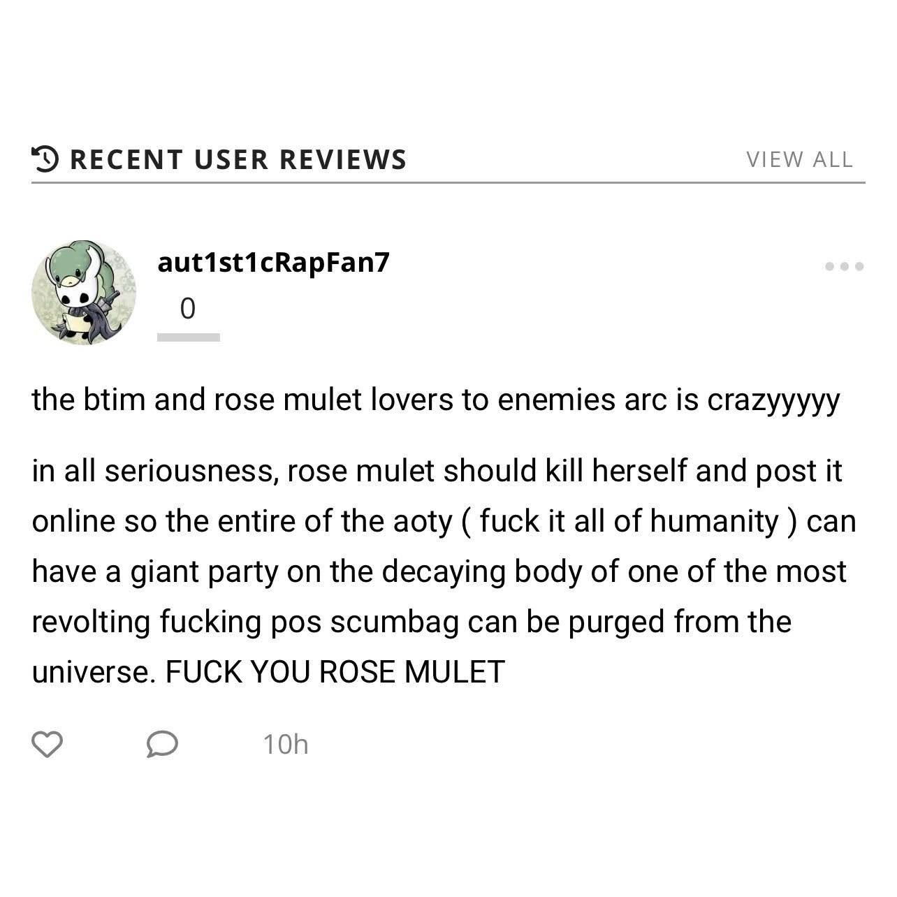 Post from Rose Mulet