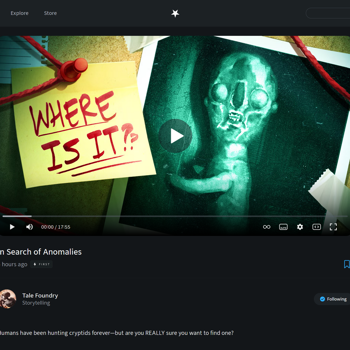Post from Tale Foundry
