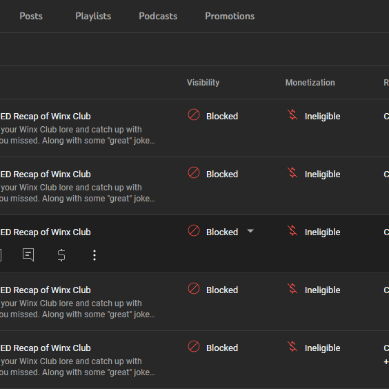 Post from Negative Legend