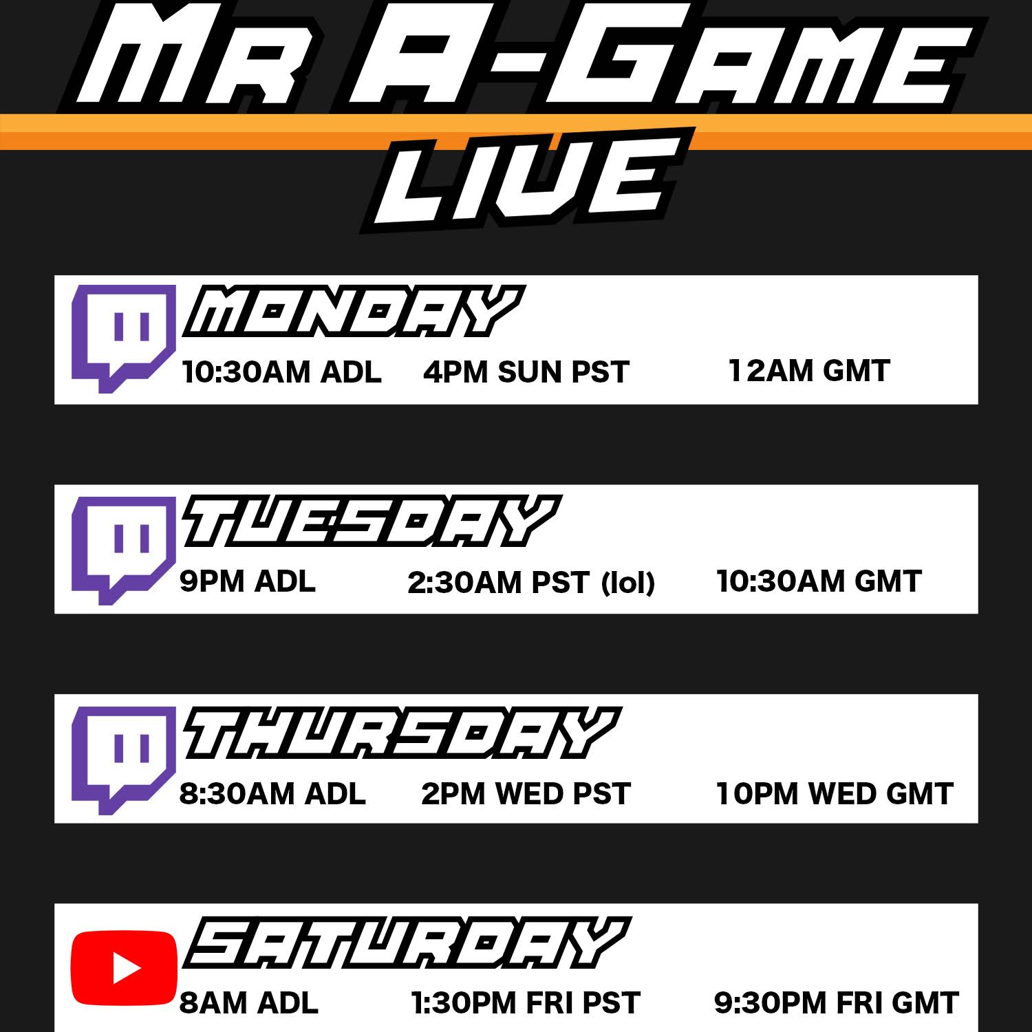 Post from Mr A-Game