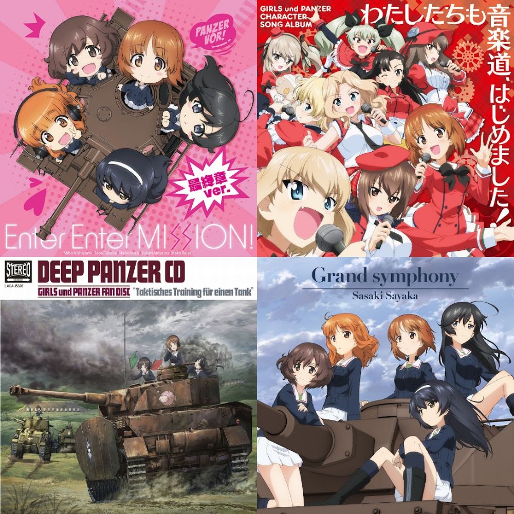 mixed songs (girl und panzer)