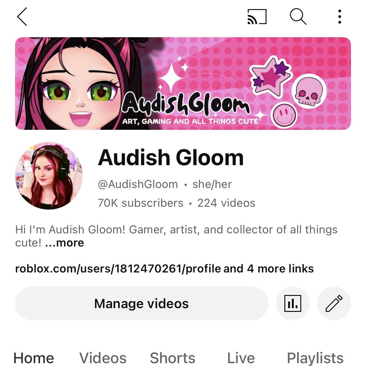 Post from Audish Gloom