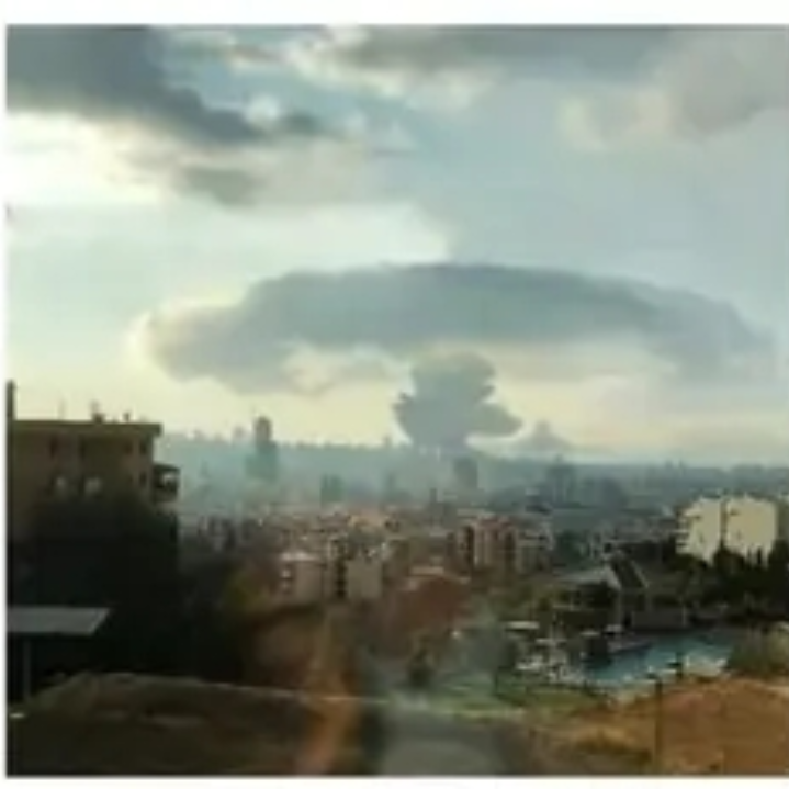 Post from Beirut Blast Explosion Angle