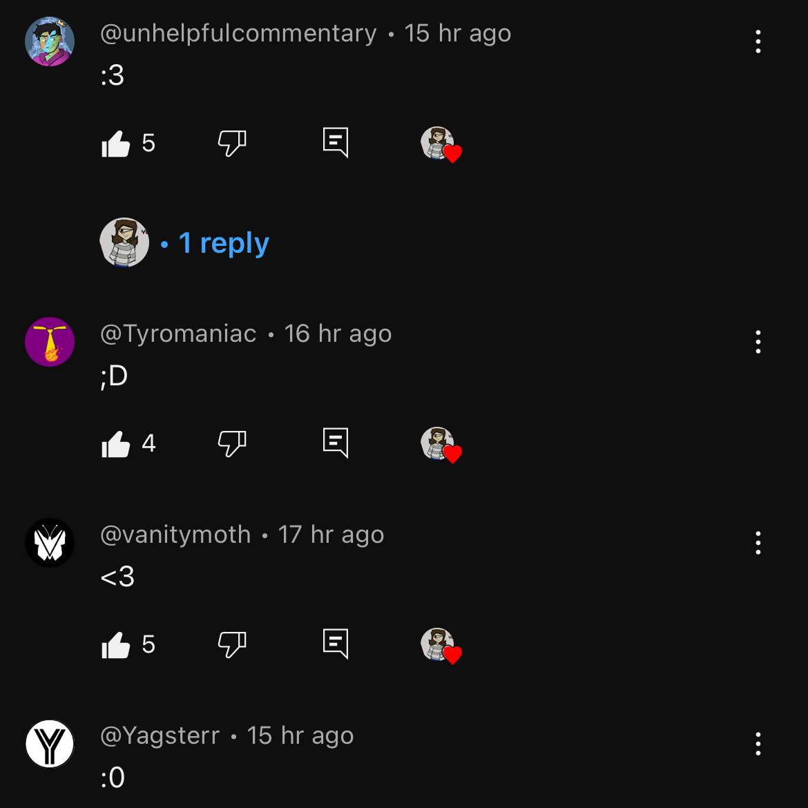 Post from Unhelpful Commentary