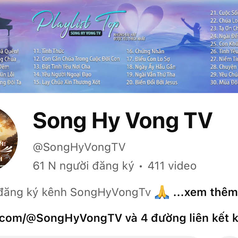 Post from Song Hy Vong TV