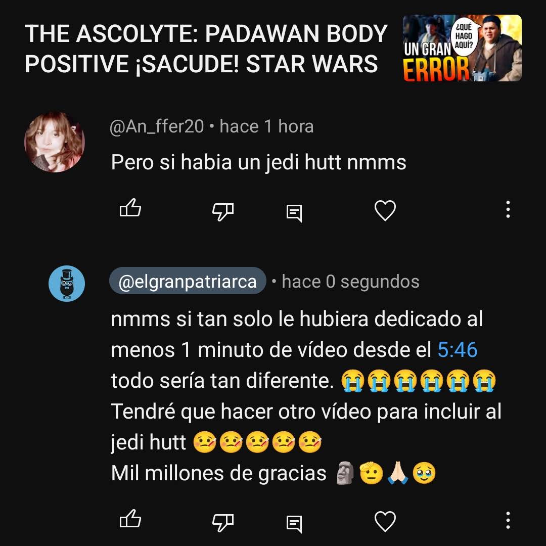 Post from El Gran Patriarca