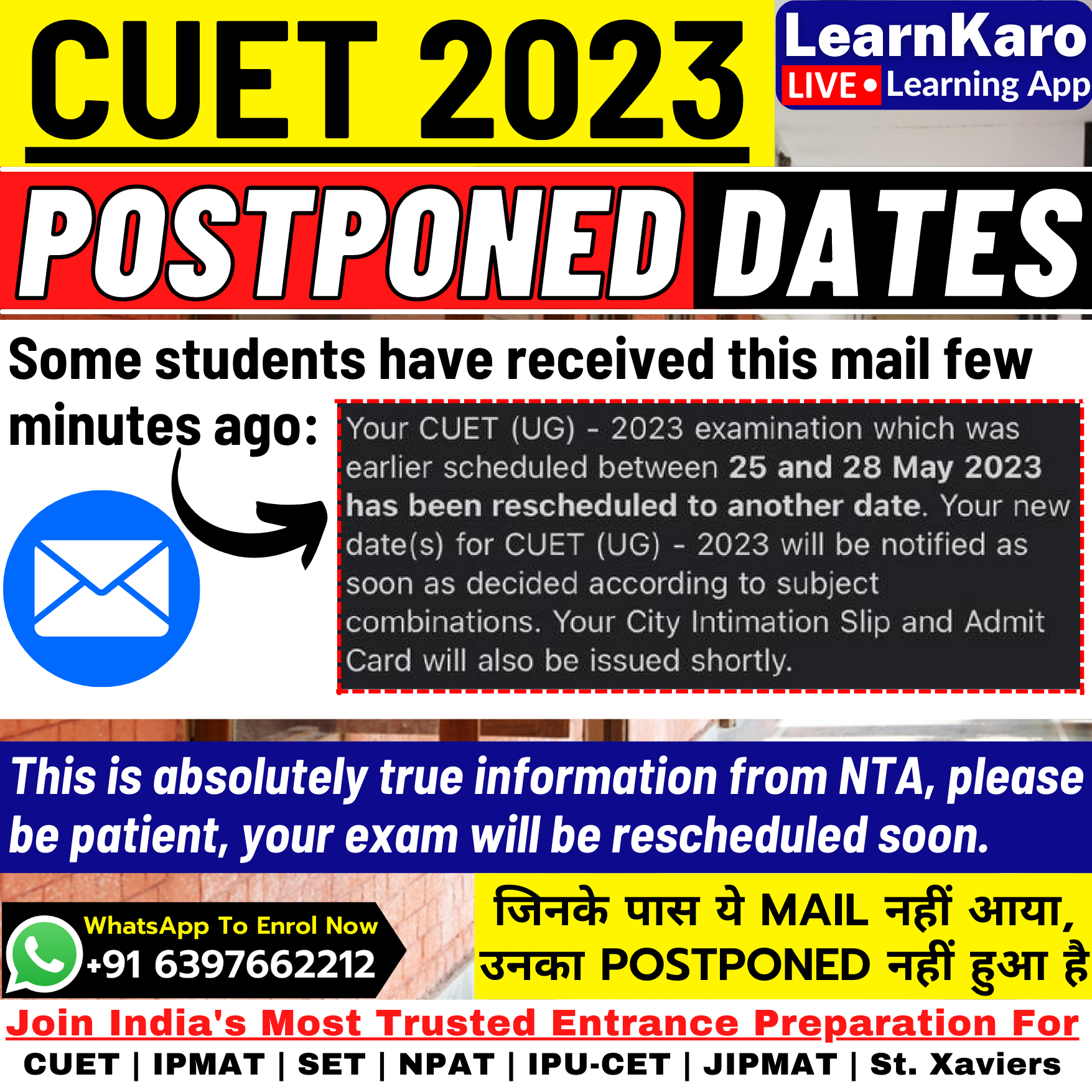 Post from CUET by Gokul Chhabra