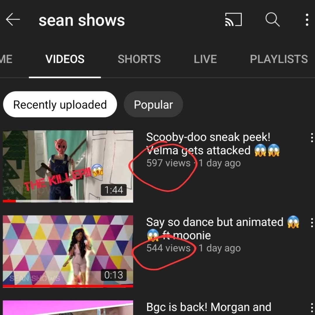 Post from sean shows