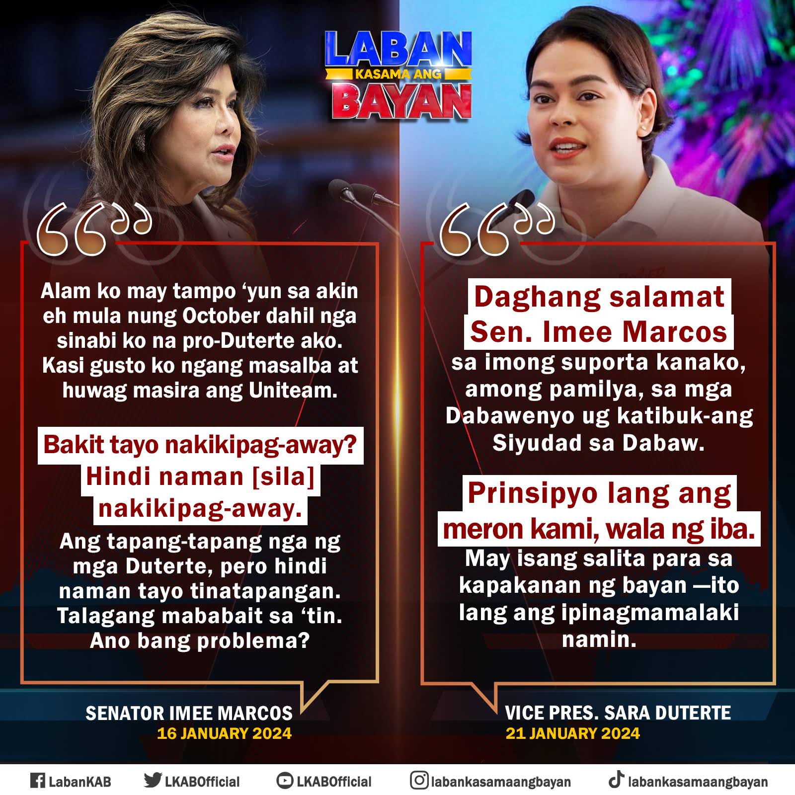 Post from Laban Kasama Ang Bayan